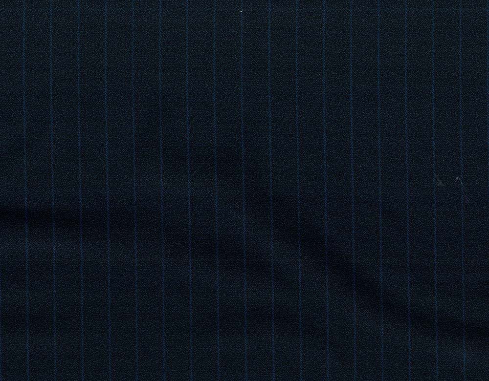 Bamboo Pinstripes Navy blue | Køb fra Stof & Sy